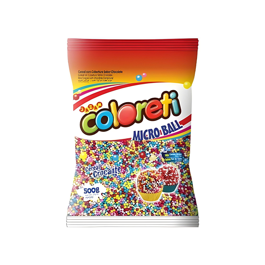 JAZAM COLORETI MICROBALL CHOCOLATES COATED CEAREALS ASSORTED COLORS ...
